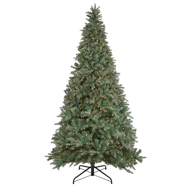 Northlight Real Touch 9-ft H Granville Fraser Fir Pre-Lit Clear Lights ...