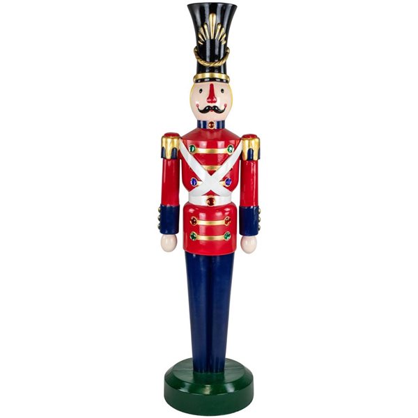 Northlight 6.25-ft Fibreglass Commercial Christmas Toy Soldier with ...