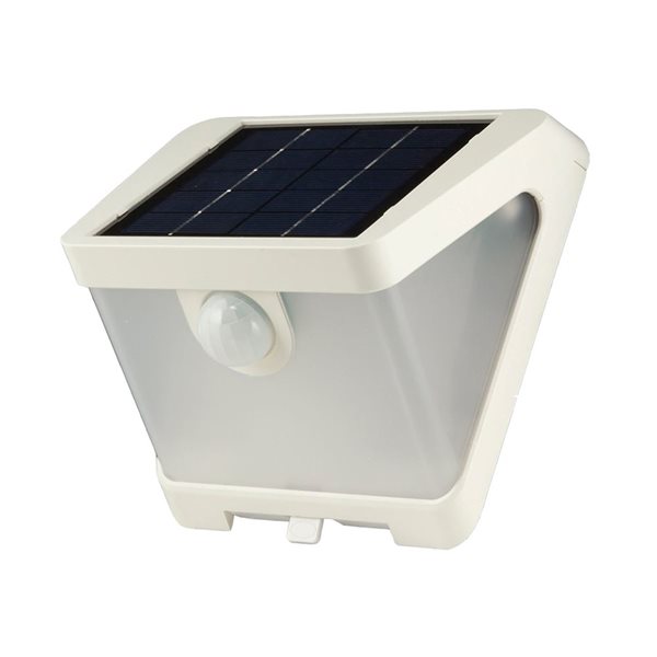 Halo 30 W 4000K White Plastic Wall-Mount Solar Wedge Light SWL0540W | RONA
