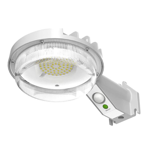 Halo 7.2-in W Grey Plastic Solar-Powered Wall-Mount Area Light w ...