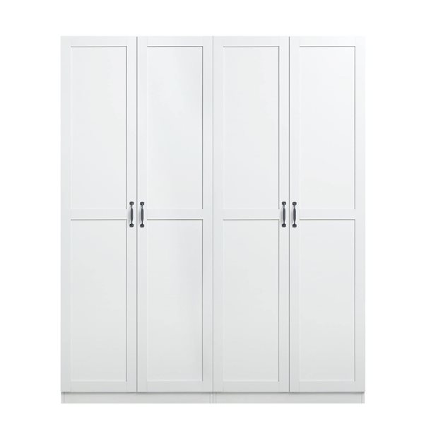 Set of 2 Manhattan Comfort Cornelia Modern Storage Closet w/ 7 ...