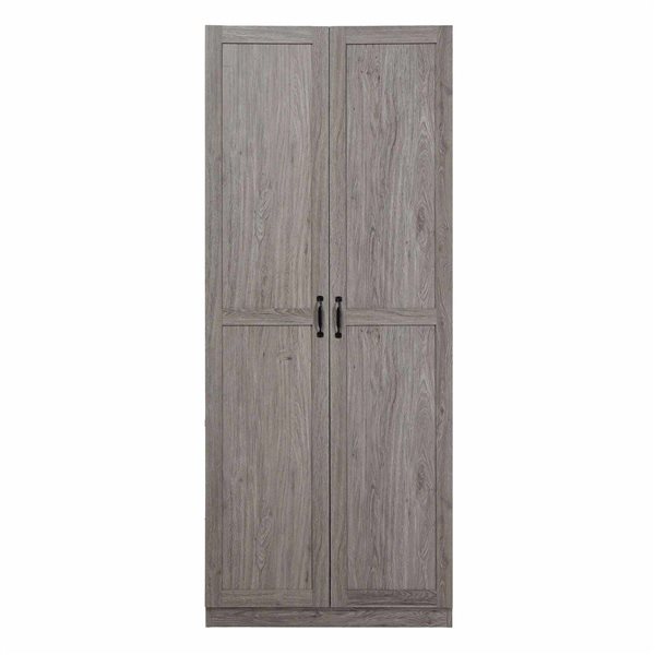 Manhattan Comfort Cornelia Modern Storage Closet w/ 4 Fixed and ...