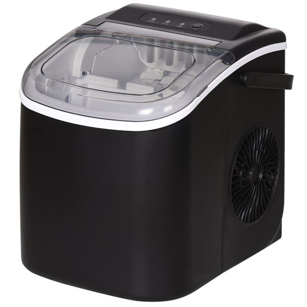 HOMCOM Portable Ice Maker for Countertop - Black 800-154V80BK | RONA