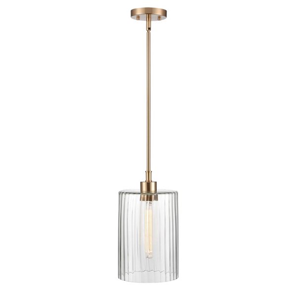 MILLENNIUM LIGHTING Millenium Lighting Chastine 1-Light Cylinder Clear ...