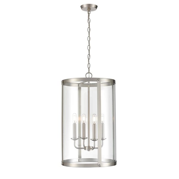 MILLENNIUM LIGHTING Millenium Lighting Aydenn 4-Light Cylinder Clear ...