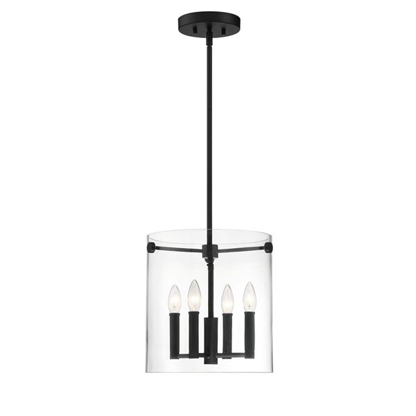 MILLENNIUM LIGHTING Millenium Lighting Vissi 4-Light Cylinder Clear ...