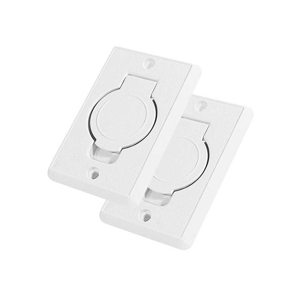 Plastiflex 2-Pack Round Door Inlet Valves for Central Vaccum ...