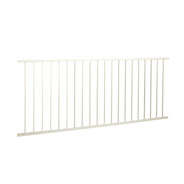 Fortress AL13 Home 40-in X 8-ft Traditional Panel - Matte White ...