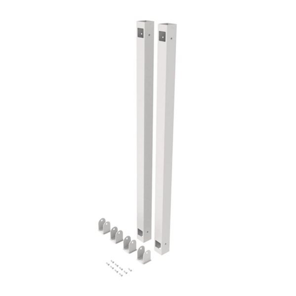 Fortress AL13 Home 40-in Aluminum Gate Kit - Matte White 59564011 | RONA