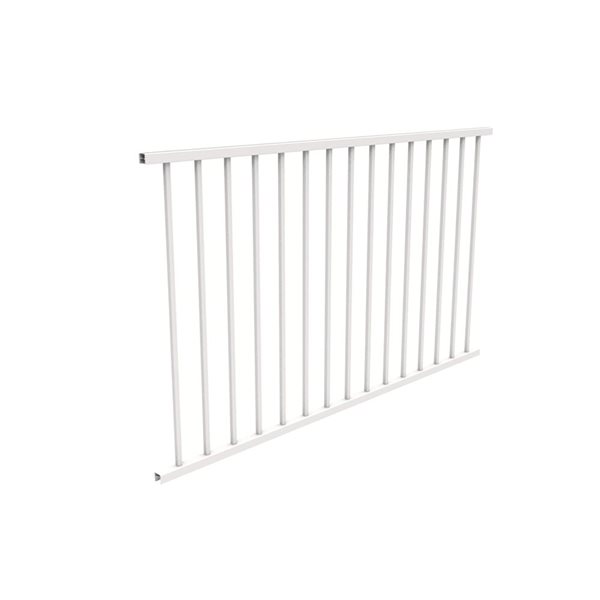 Fortress AL13 Home 40-in X 6-ft Traditional Panel - Matte White ...