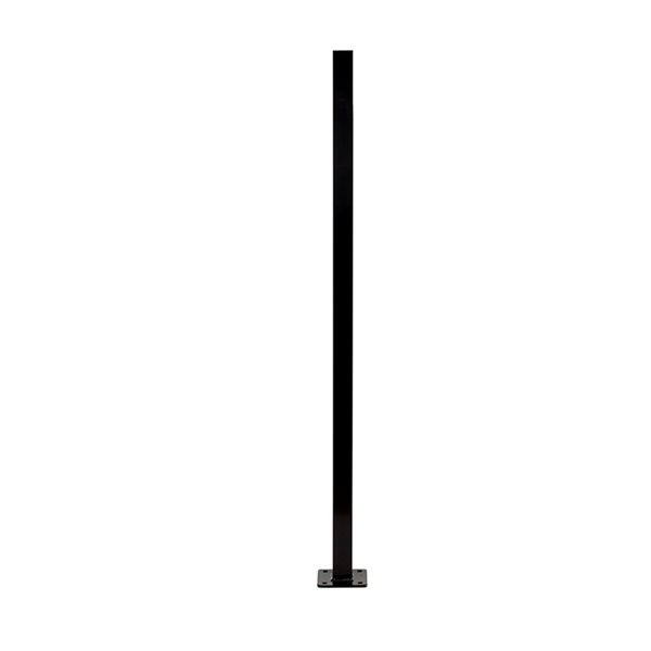 Fortress Versai 16 gauge Galvanized Steel 2-in x 4-ft Residential Fence ...