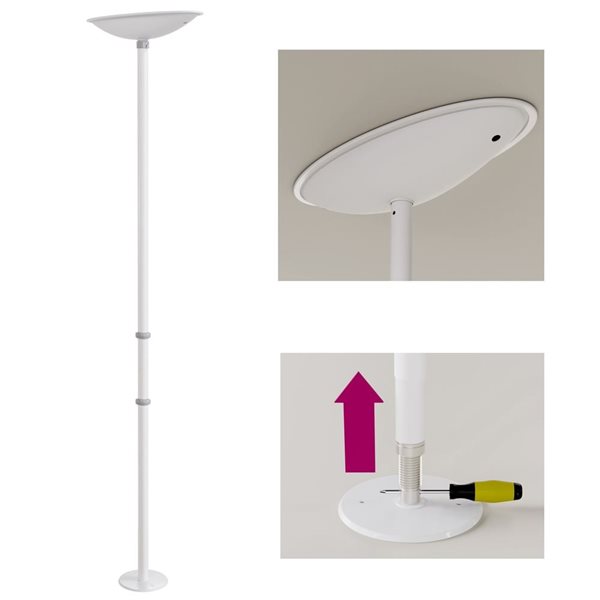 HealthCraft Products uPole 7-10-ft Stainless Steel Safety Pole (7-10 ...