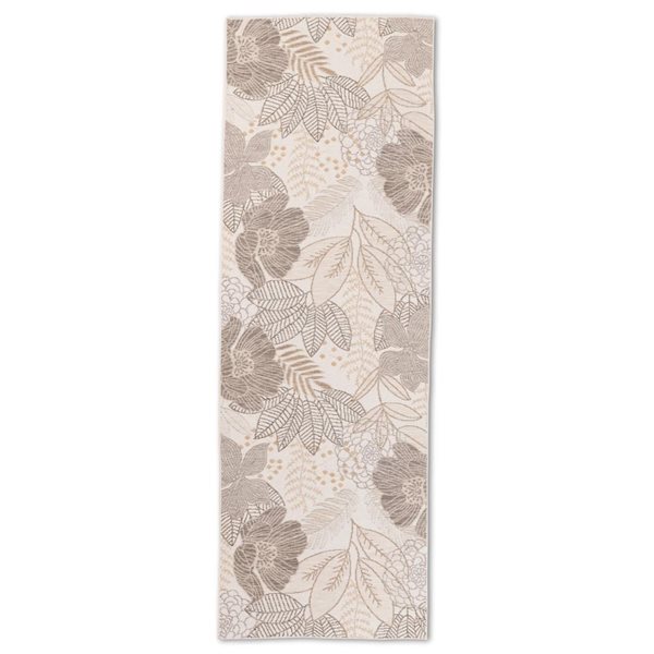 Tapis rectangle d'extérieur Whispers of Bloom Erbanica 2 pi 6 po x 7 pi ...