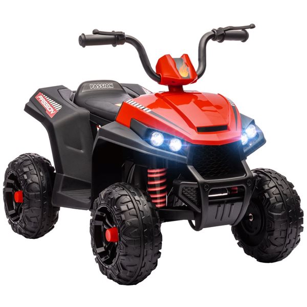 Qaba Kids' 12 V Electric Ride-On ATV w/ Suspension and Reverse - Red ...