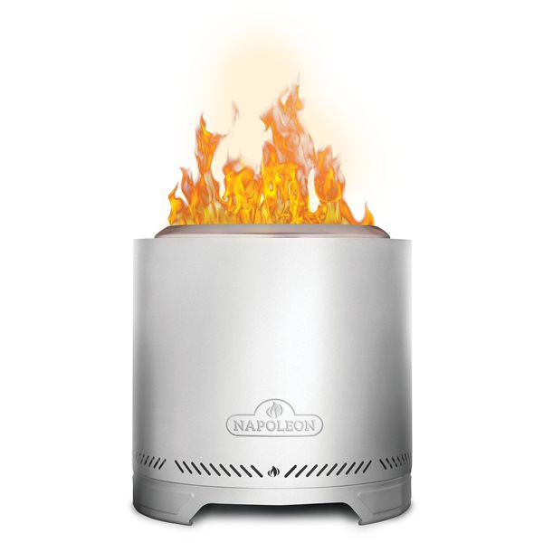 Napoleon Timberwolf 18-in dia Stainless Steel Outdoor Smokeless Fire ...