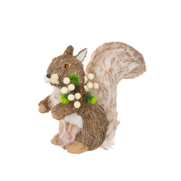 Starlight Collection Freestanding Brown Sisal Squirrel - Single Piece ...
