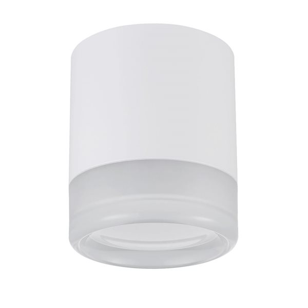 Dainolite Lucia LED Flush Mount Ceiling Light - Matte White LUC ...