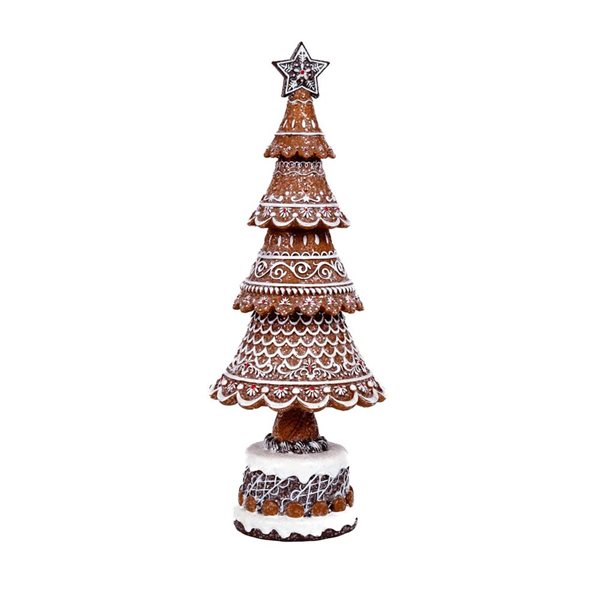 Arbre en pain d’épice décoratif Accents de Starlight Collection, brun ...