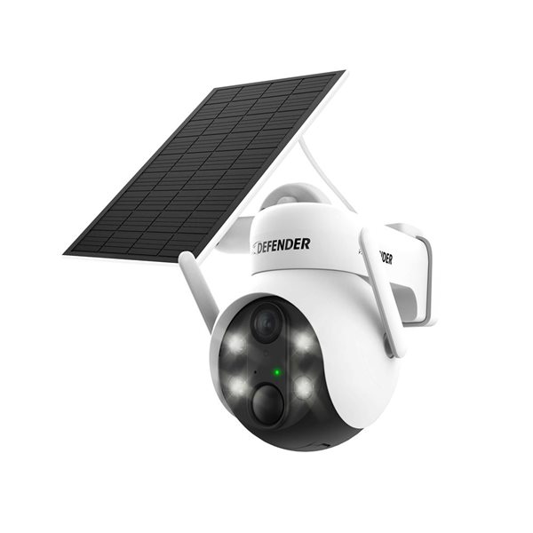 Defender Solar Powered 4K/8 MP AI Everwatch PTZ Wireless Outdoor ...