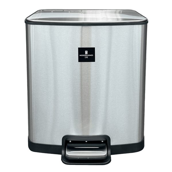 Modern Homes 12.75 D x 15 W x 18.5-in H 30-L Stainless Steel Indoor ...