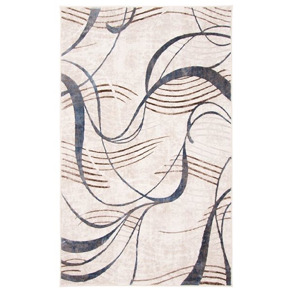 Tapis décoratif moderne d’intérieur à motifs abstraits Leah par ECARPET ...