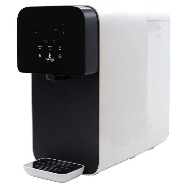 Express Water 6-Stage Countertop Reverse Osmosis System with UV and pH+ ...