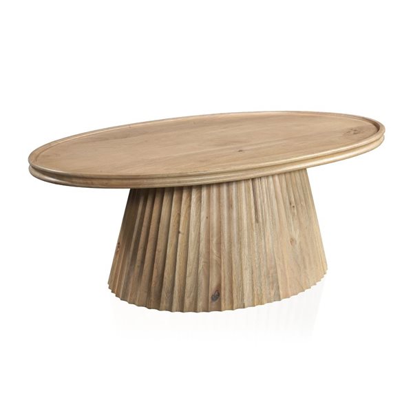 Gild Design House Ashton 48 x 18 x 30-in Natural Mango Wood ...