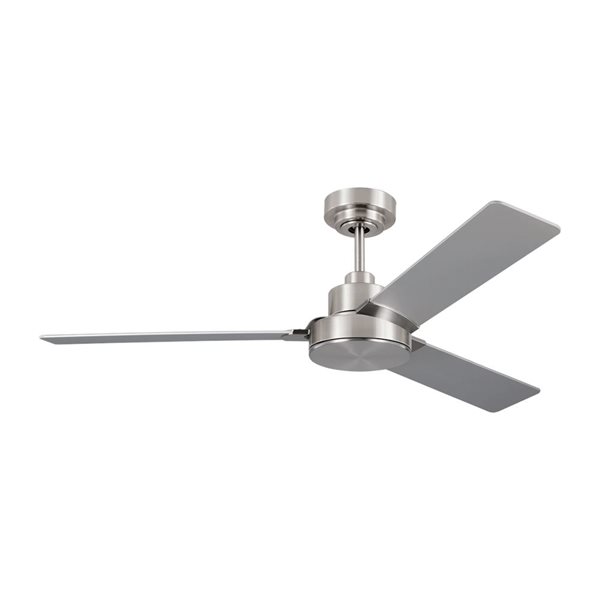 Generation Lighting Jovie 52-in 3-Blade 4-Speed Ceiling Fan - Brushed ...