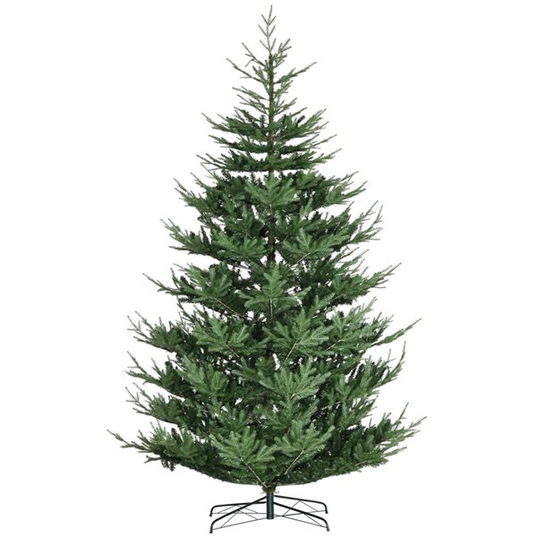 HOMCOM 9-ft H Green Full Artificial Christmas Tree w/ 1939 Tips 830 ...