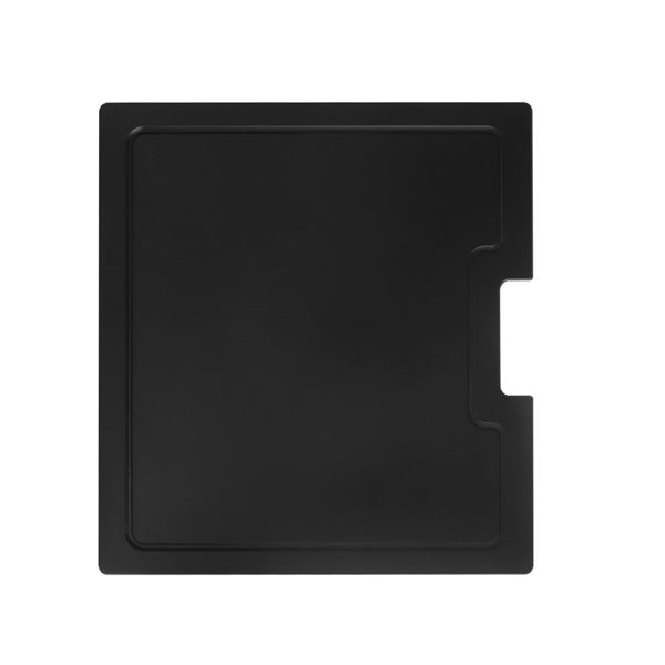 Stylish 16.75-in Black Wood Fibre Workstation Cutting Board for Versa ...