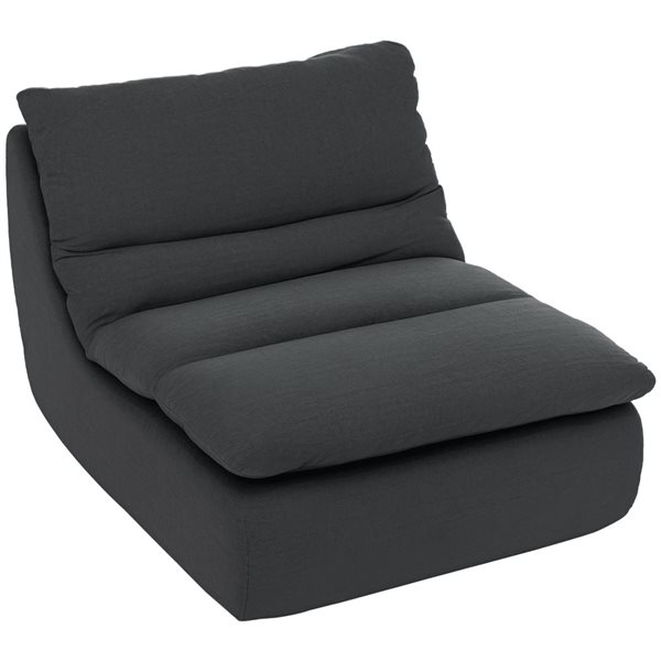 Fauteuil de sol avec mousse monobloc par HOMCOM 32,3 l. x 41,3 p. x 28 ...