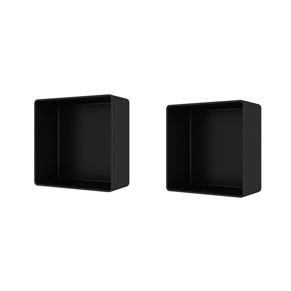 LANDON&CO Landon & Co. Black Powder-Coated Steel 2-Pc Metal Handrail ...