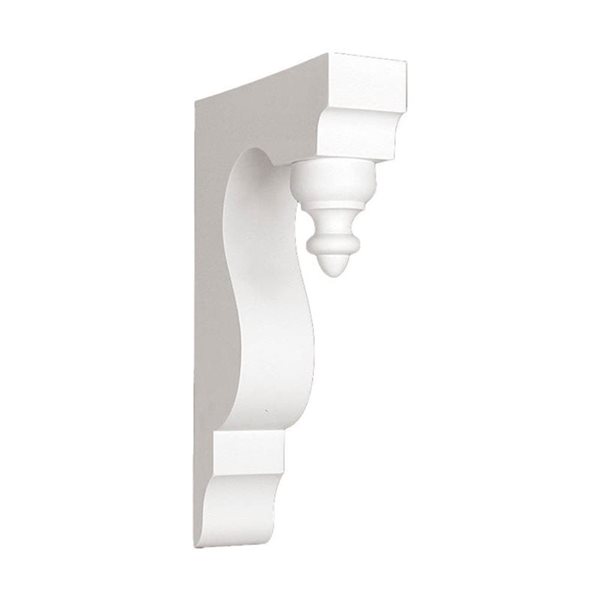 FOAMCORE 16 x 2.75-in White Wall Bracket WB0316 | RONA