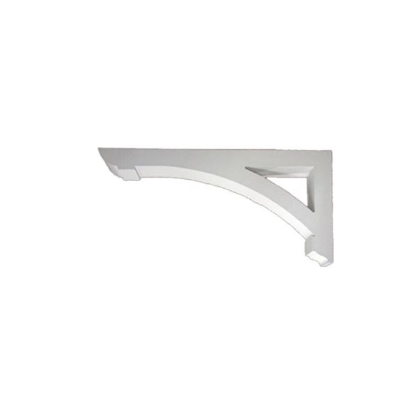 FOAMCORE 22 x 4-in White Wall Bracket WB1080 | RONA