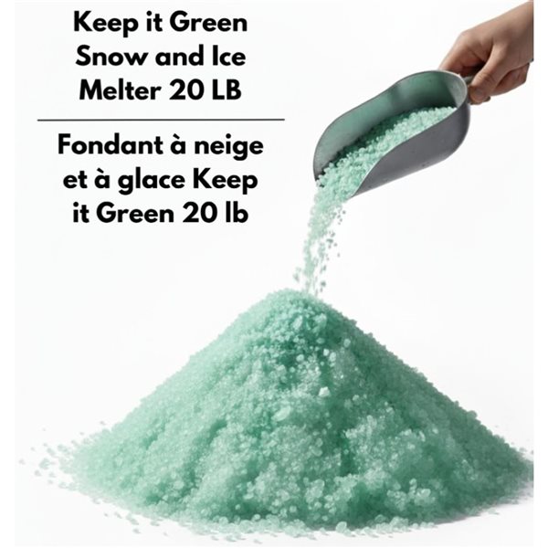 Snow Joe Keep It Green 20 lbs CMA Pet Friendly Boxed Snow Melt Salt ...