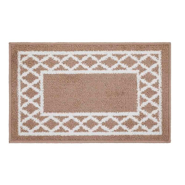 Marina Decoration 20 x 32-in Moroccan Trellis Non-Slip Rubber Backing ...