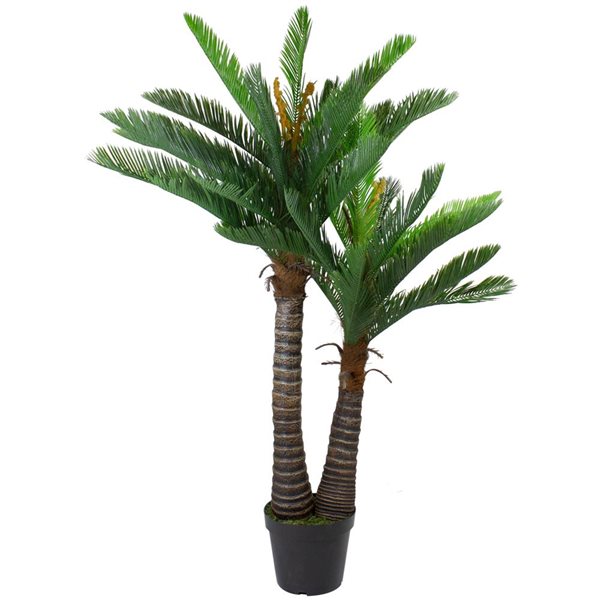 Northlight 5-ft Potted Two Tone Green Cycas Artificial Floor Plant 34808676 | RONA
