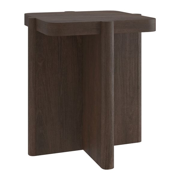 Hailey Home Laguna 20-in Brown Oak Square Side Table ST2467 | RONA