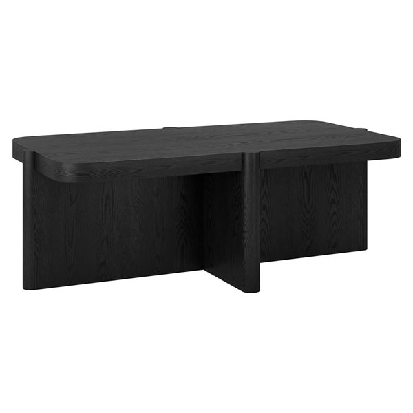 Hailey Home Laguna 45-in Black Grain Coffee Table CT2462 | RONA