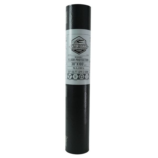 Gator Guard Titanium Reusable Heavy-Duty Floor Protection 38-in x 50-ft ...