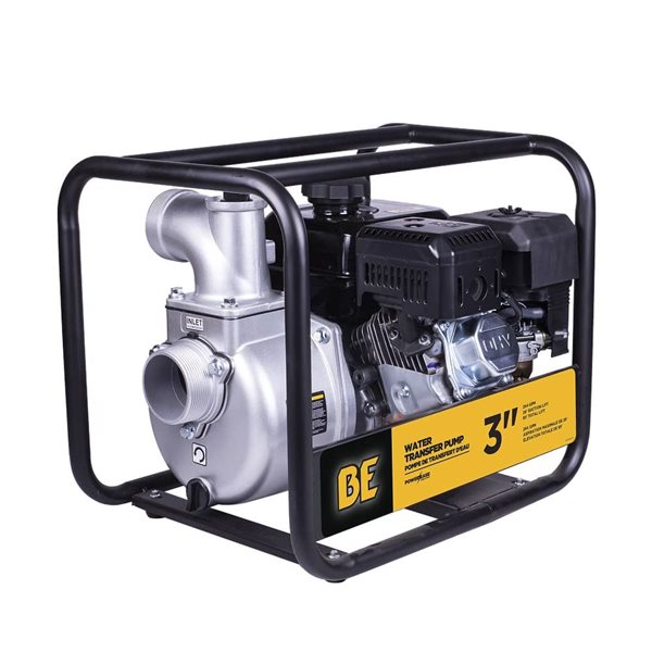 BE Power Equipment 3-in Aluminum Water Transfer Pump with Powerease 225 ...