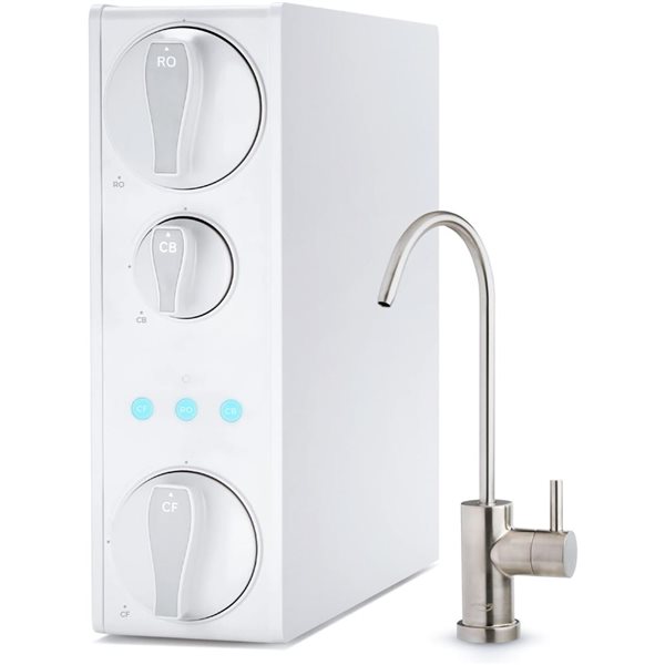 iSpring RO500 Series Tankless 500-GPD Reverse Osmosis System 2:1 Pure ...