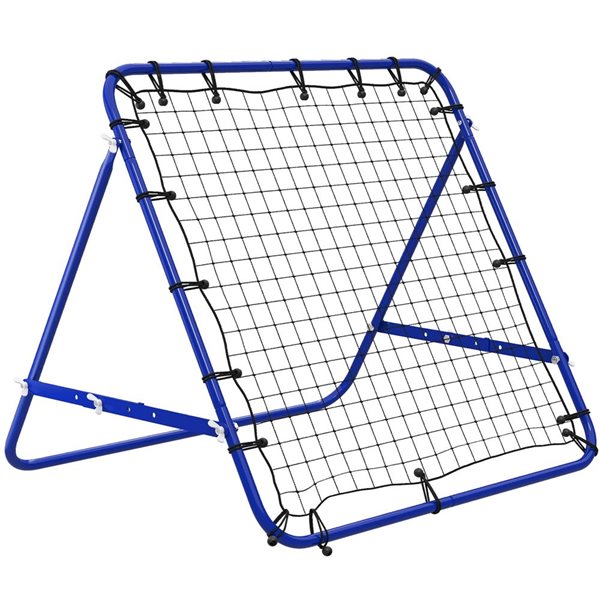 HOMCOM Soozier Soccer Training Net Aid Rebounder - Blue A62-012V00BU | RONA