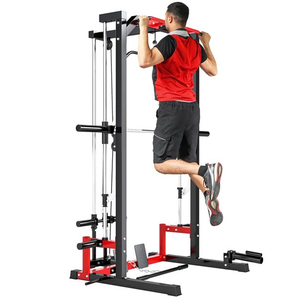 Appareil de musculation Smith Soozier avec système de tirage latéral ...